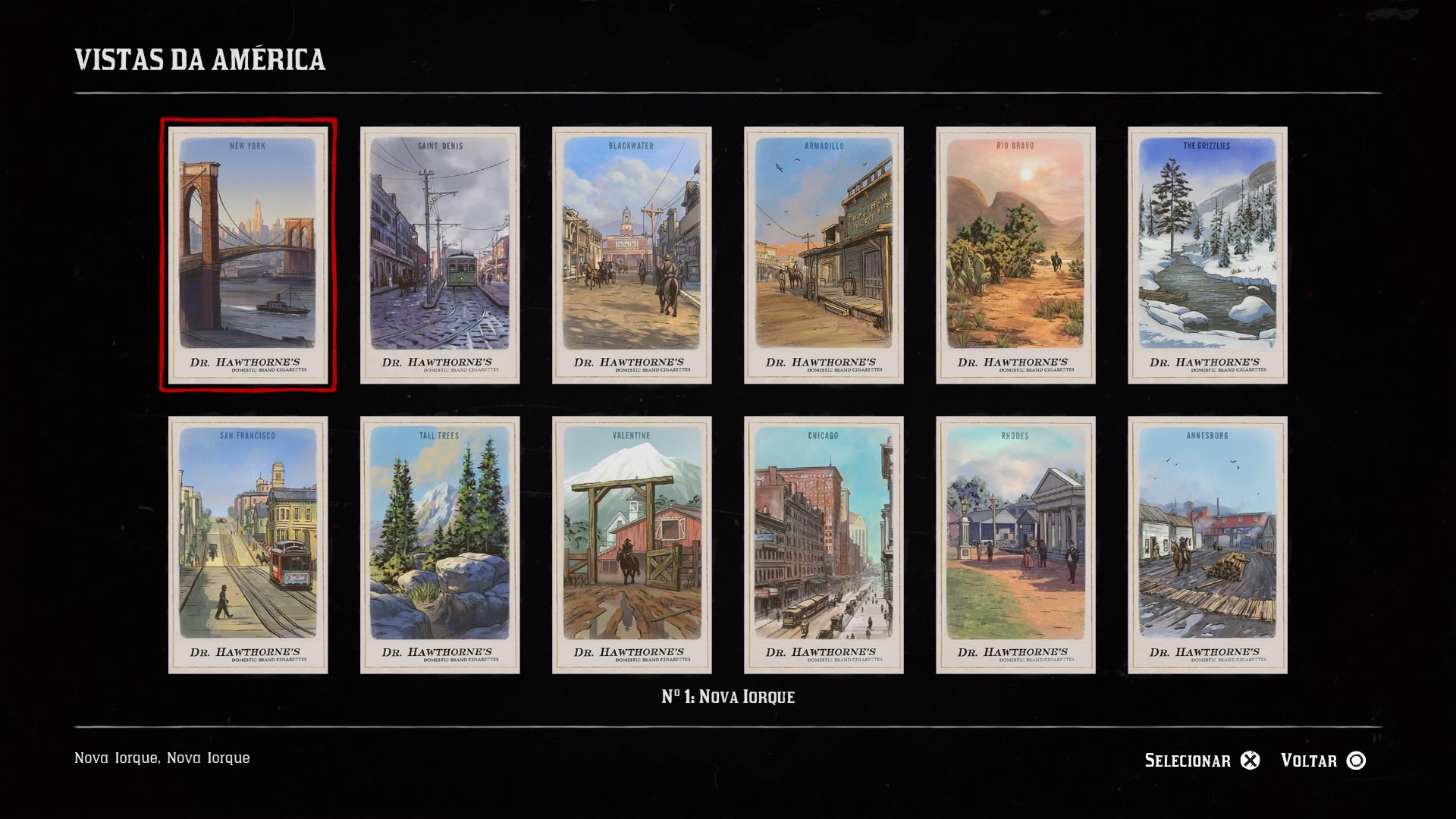 Red Dead Redemption 2: Localização de todas as Cartas de Cigarro